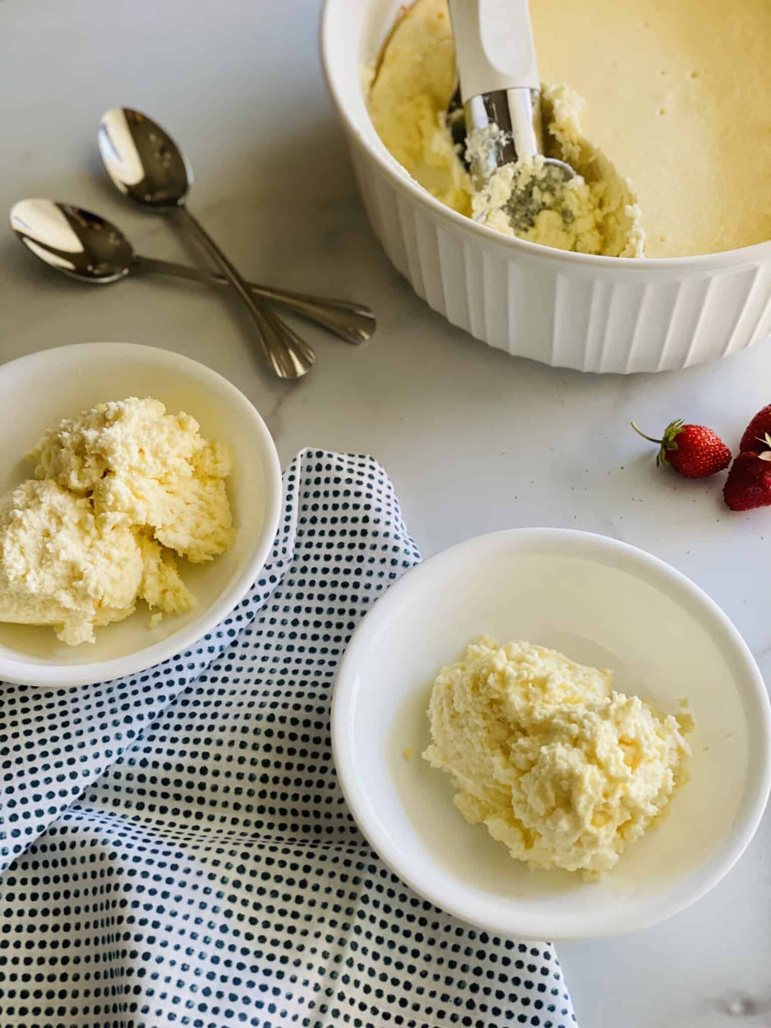 Gluten-Free Scoopable Cheesecake (no crust) - The Short Order Cook