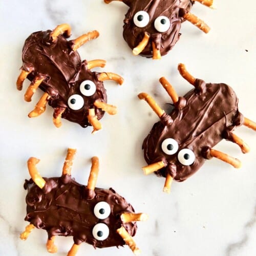 No Bake Halloween Spider Cookies - The Short Order Cook