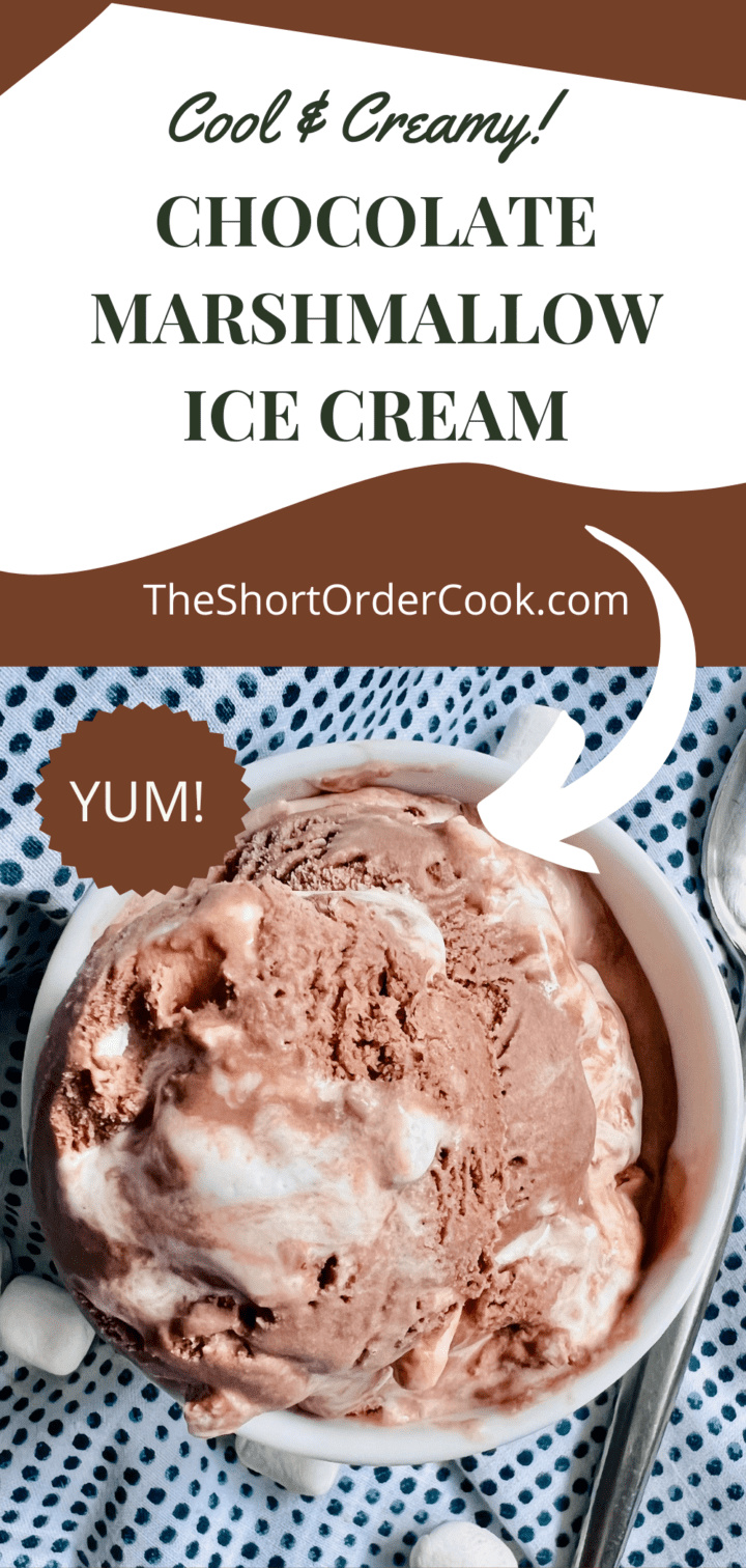 Chocolate Marshmallow Ice Cream - The Short Order Cook