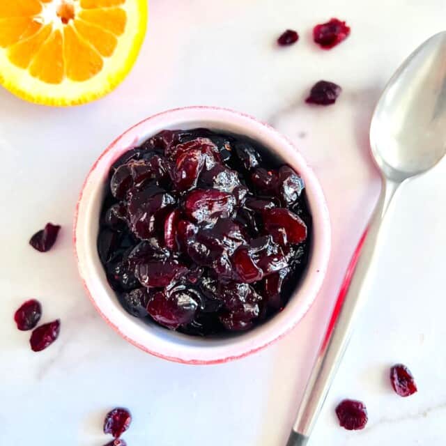 Cranberry Sauce from Dried Cranberries - The Short Order Cook