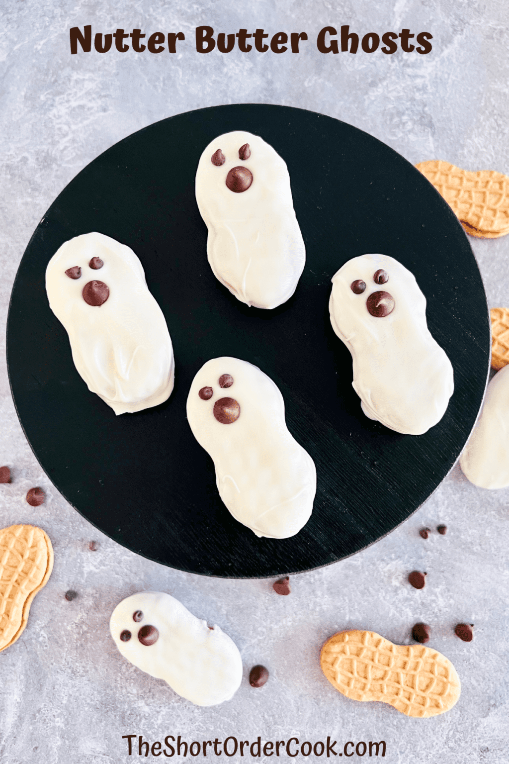Nutter Butter Ghosts - The Short Order Cook