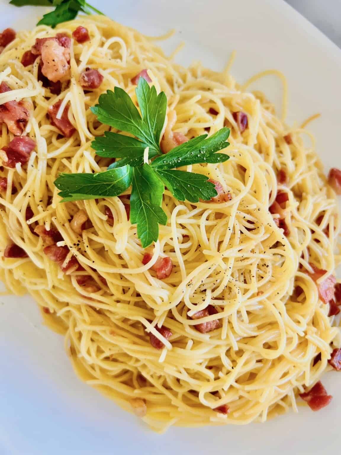 Pancetta Pasta - The Short Order Cook