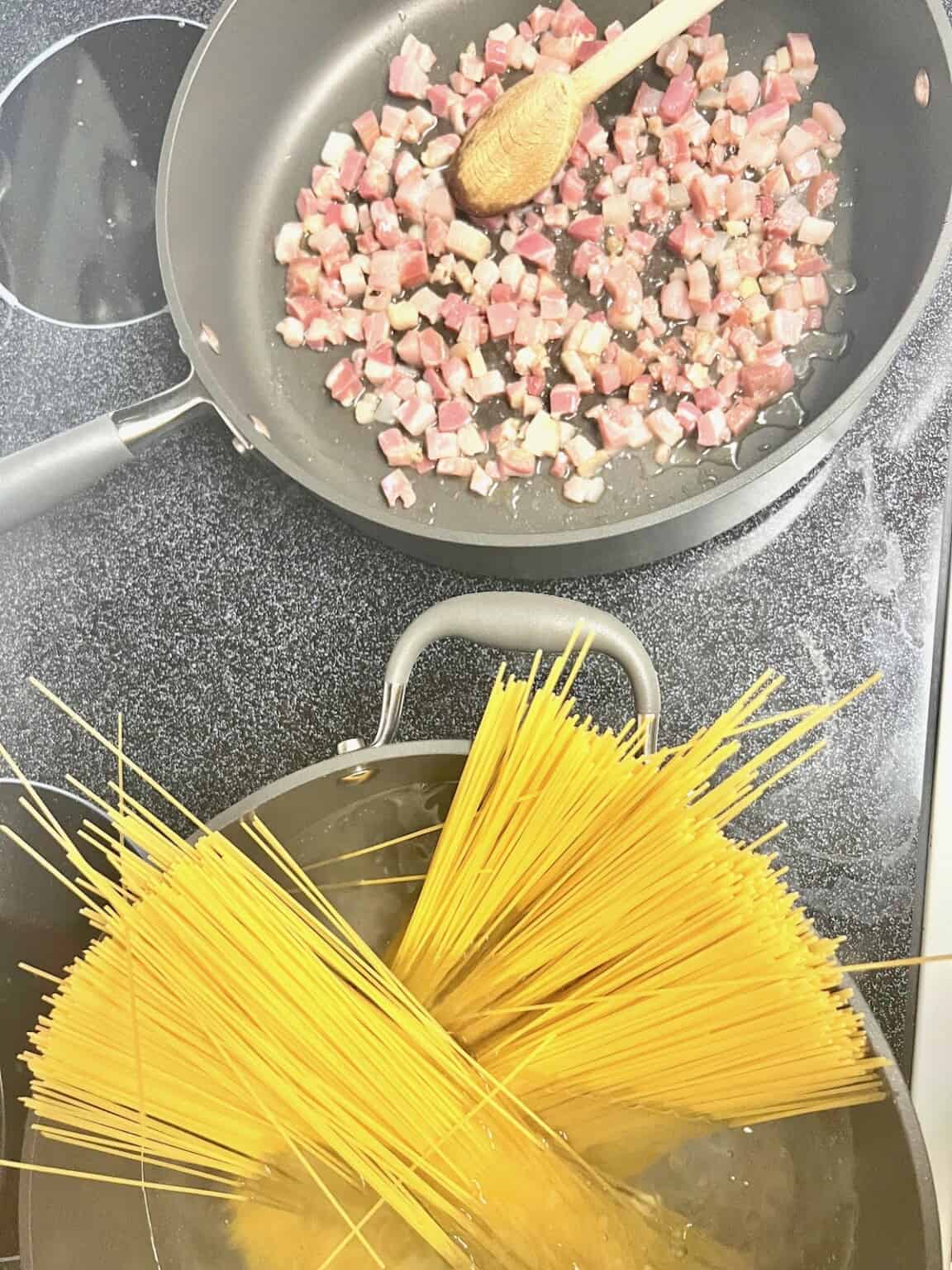 Pancetta Pasta - The Short Order Cook