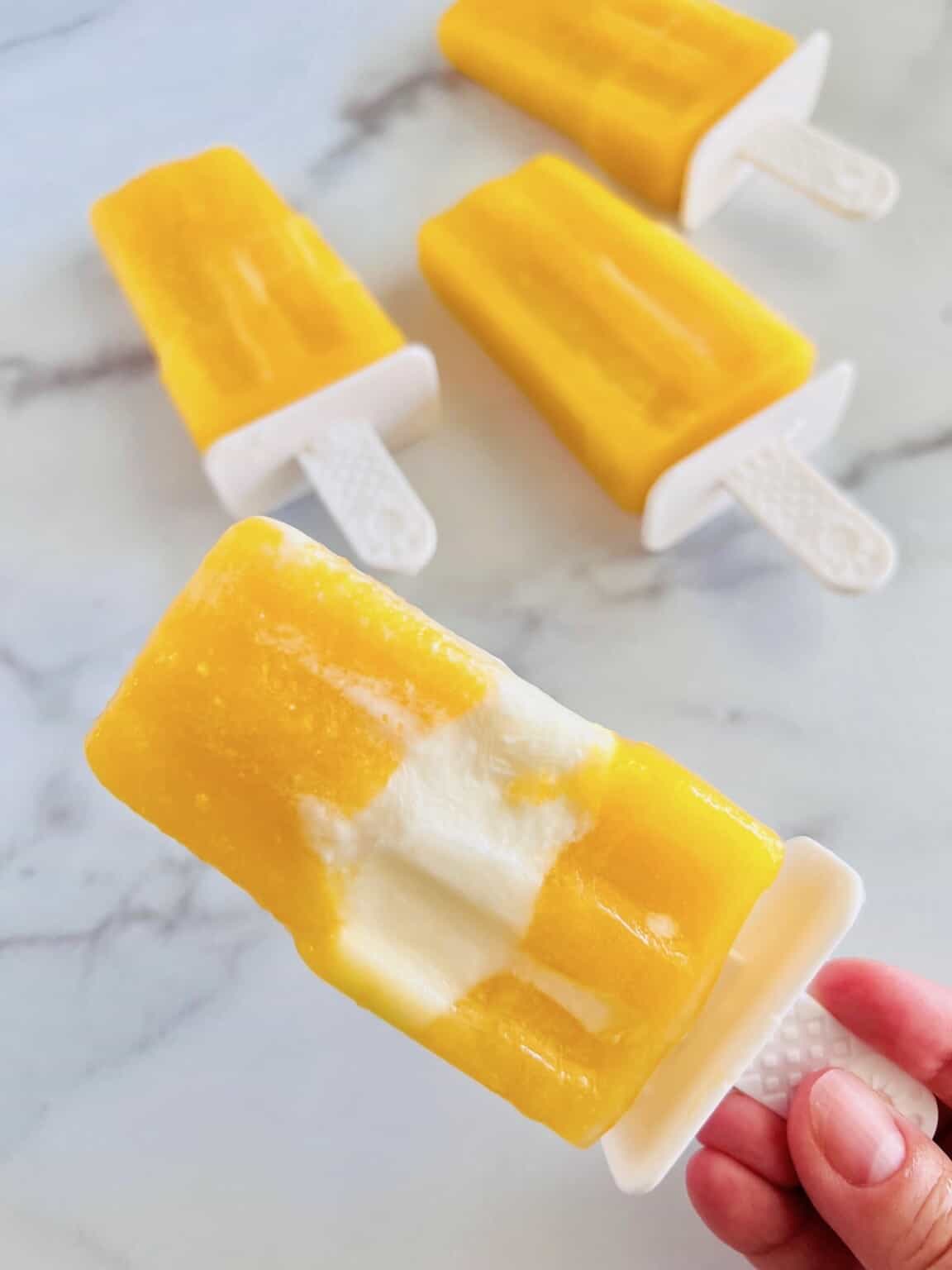 Easy Mango Popsicles - The Short Order Cook