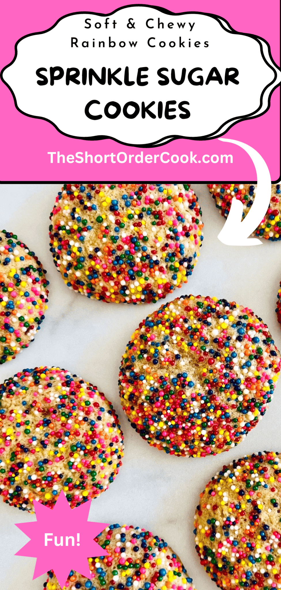Sprinkle Sugar Cookies - The Short Order Cook