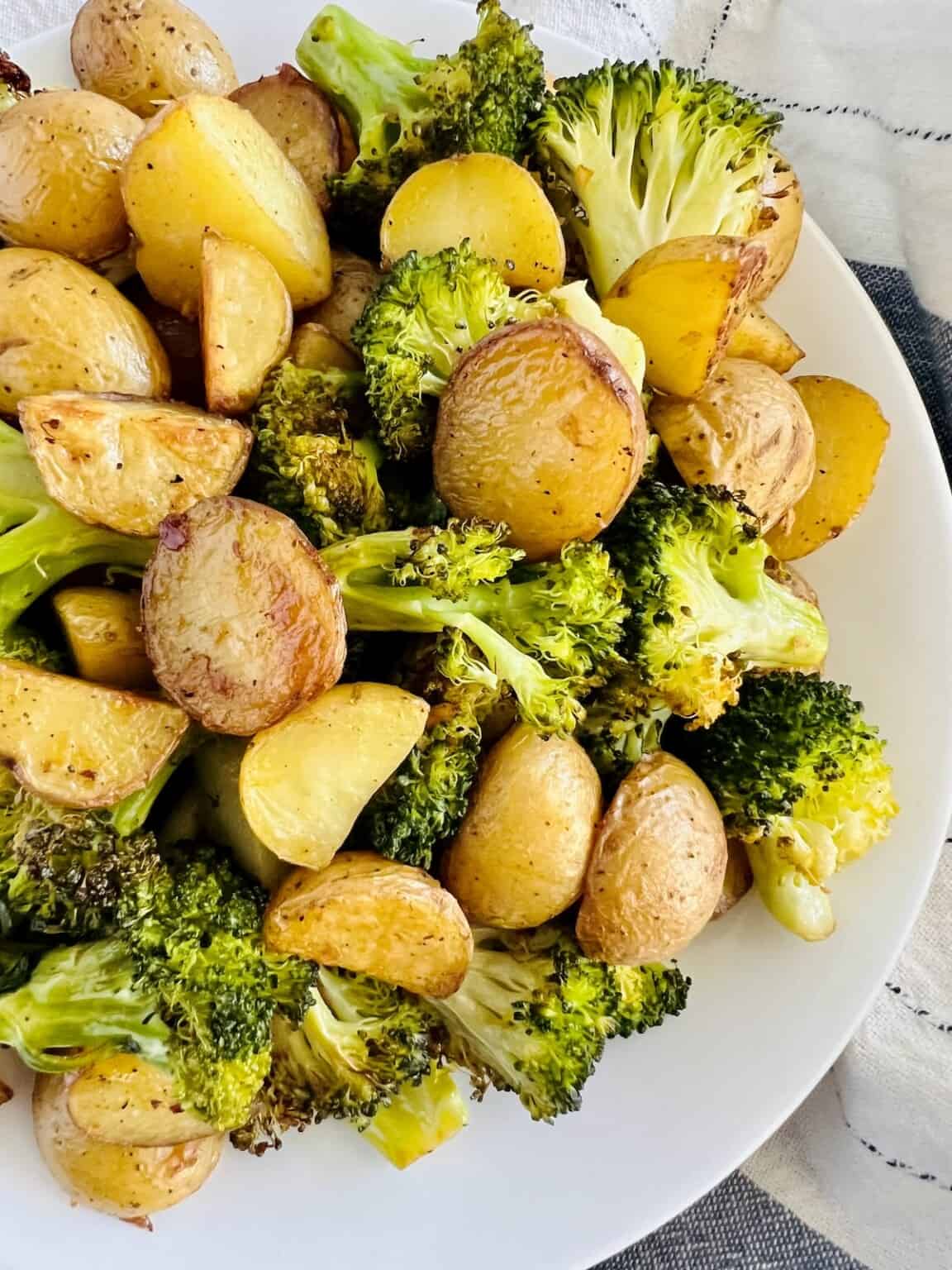 Roasted Potatoes & Broccoli - The Short Order Cook