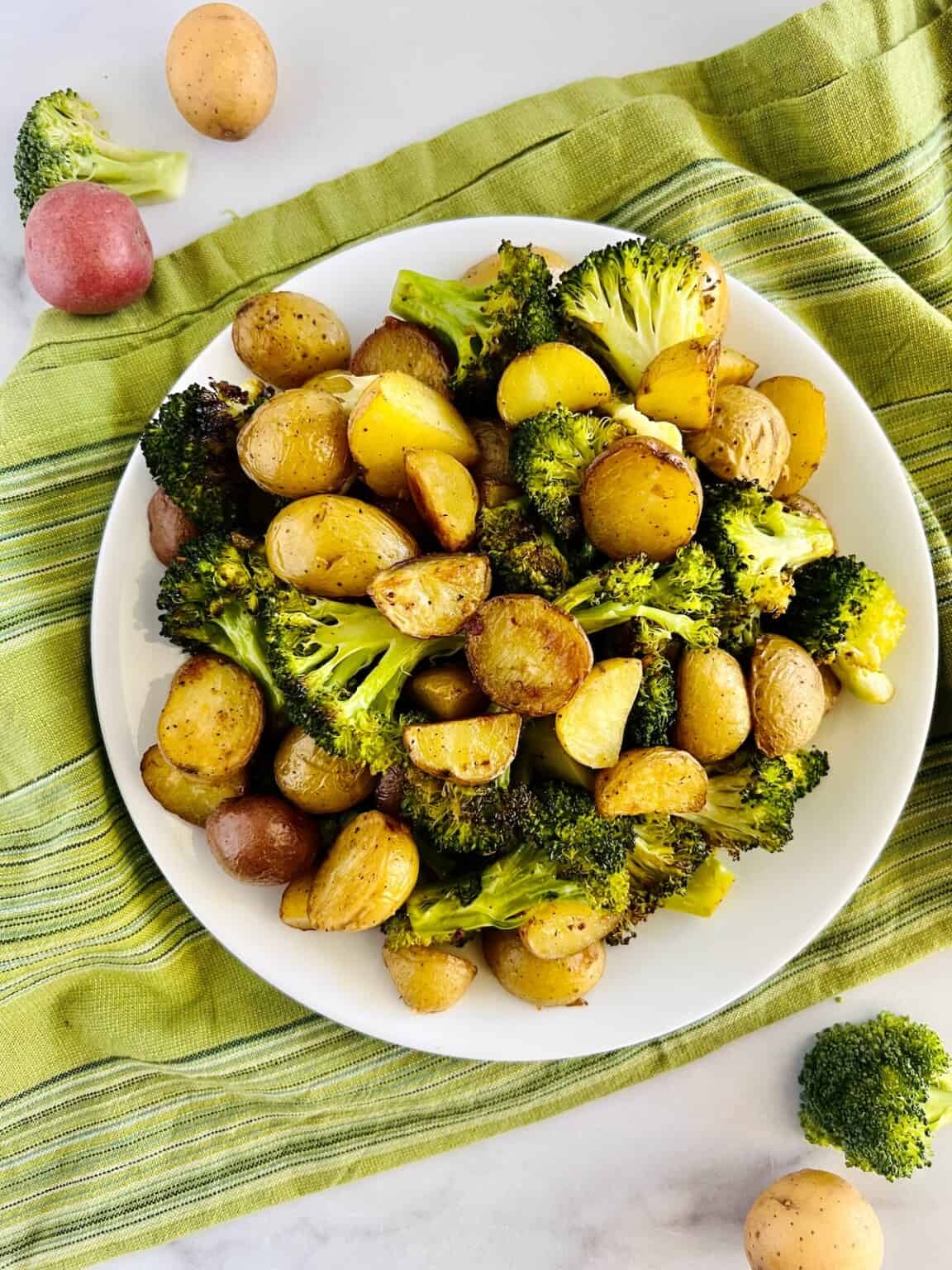 Roasted Potatoes & Broccoli - The Short Order Cook