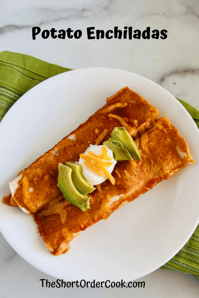 Potato Enchiladas - The Short Order Cook