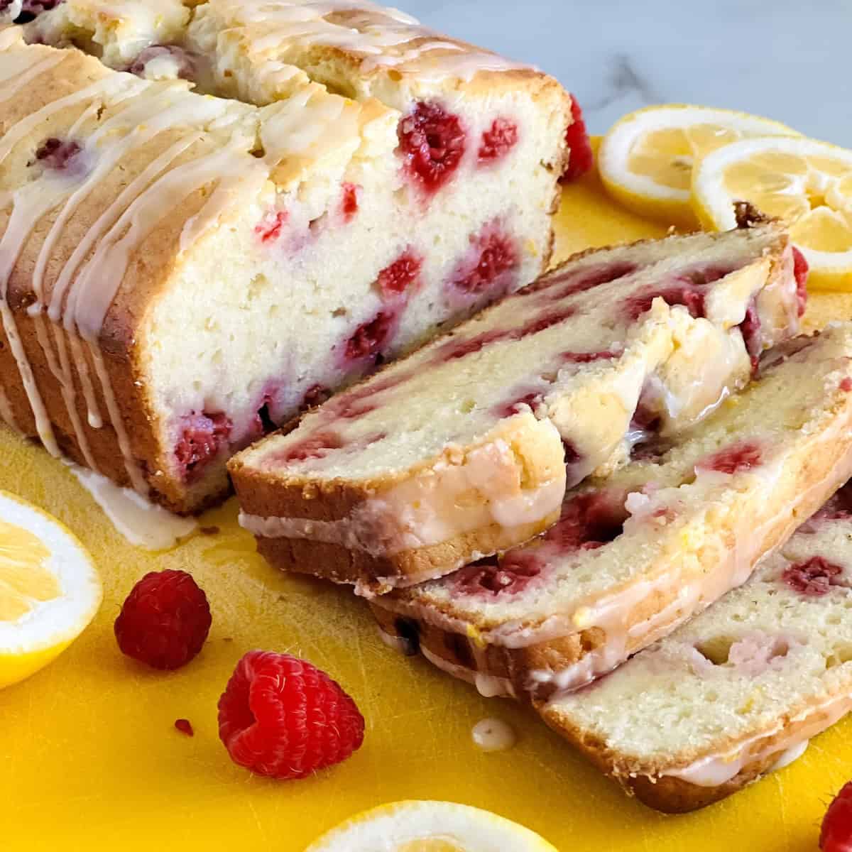 Raspberry Lemon Loaf - The Short Order Cook