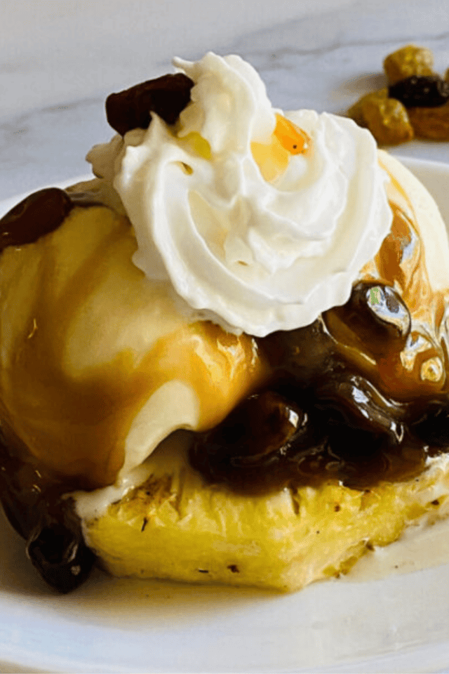 Grilled Pineapple Sundaes - The Short Order Cook