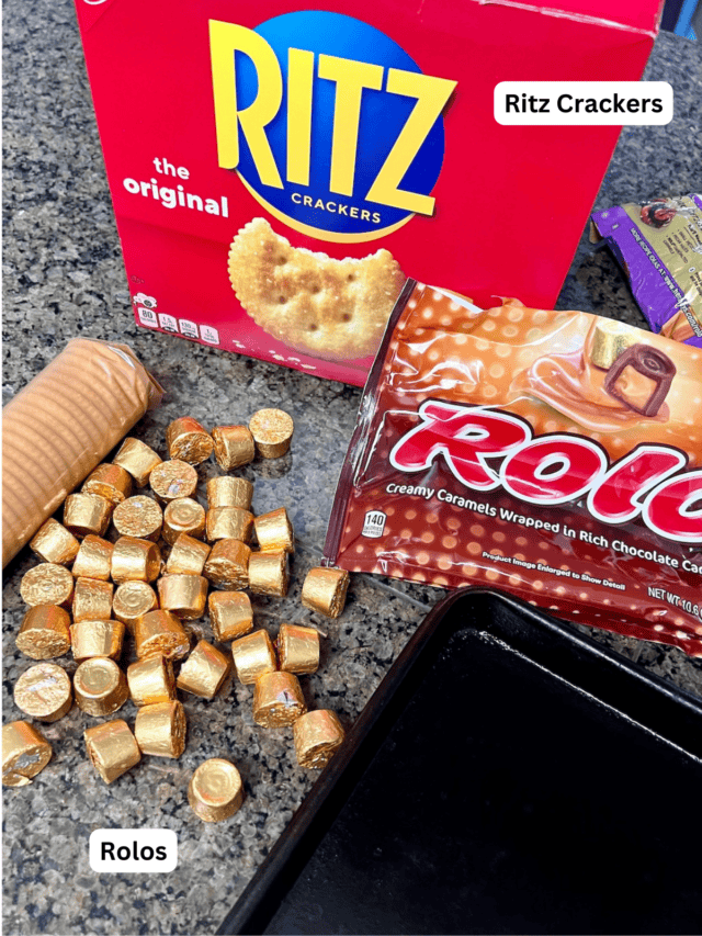 Rolo Stuffed Ritz Crackers - The Short Order Cook