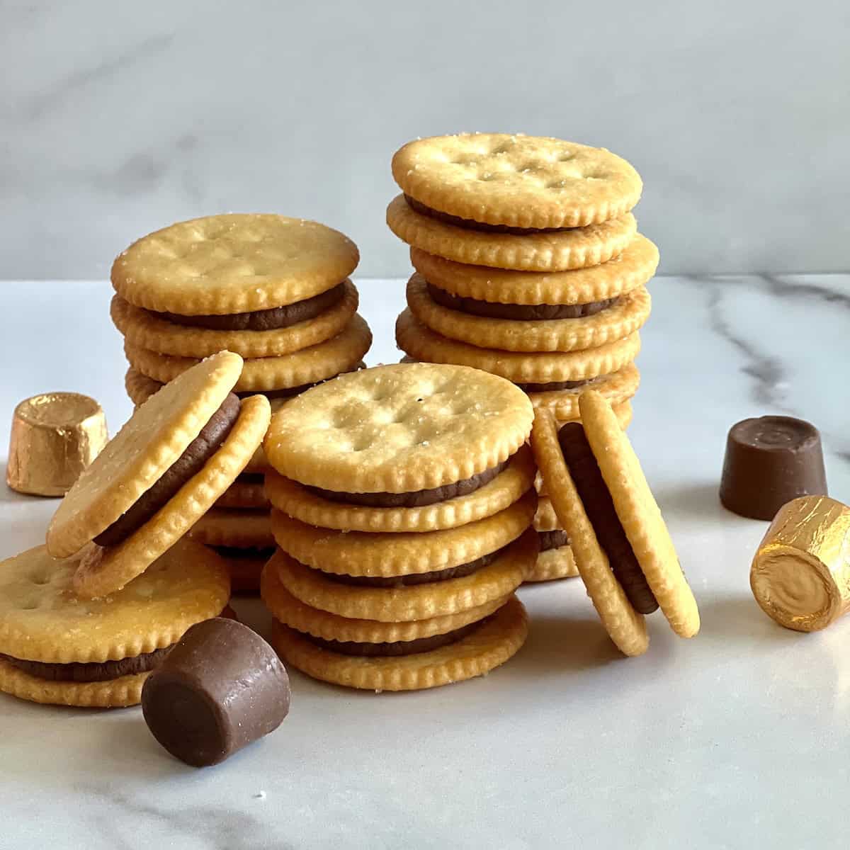 Rolo Stuffed Ritz Crackers - The Short Order Cook