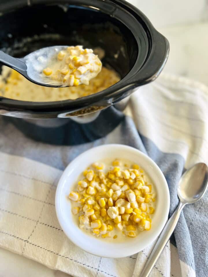 Slow Cooker Creamed Corn - The Short Order Cook