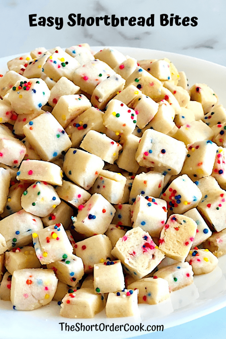 Easy Shortbread Bites - The Short Order Cook