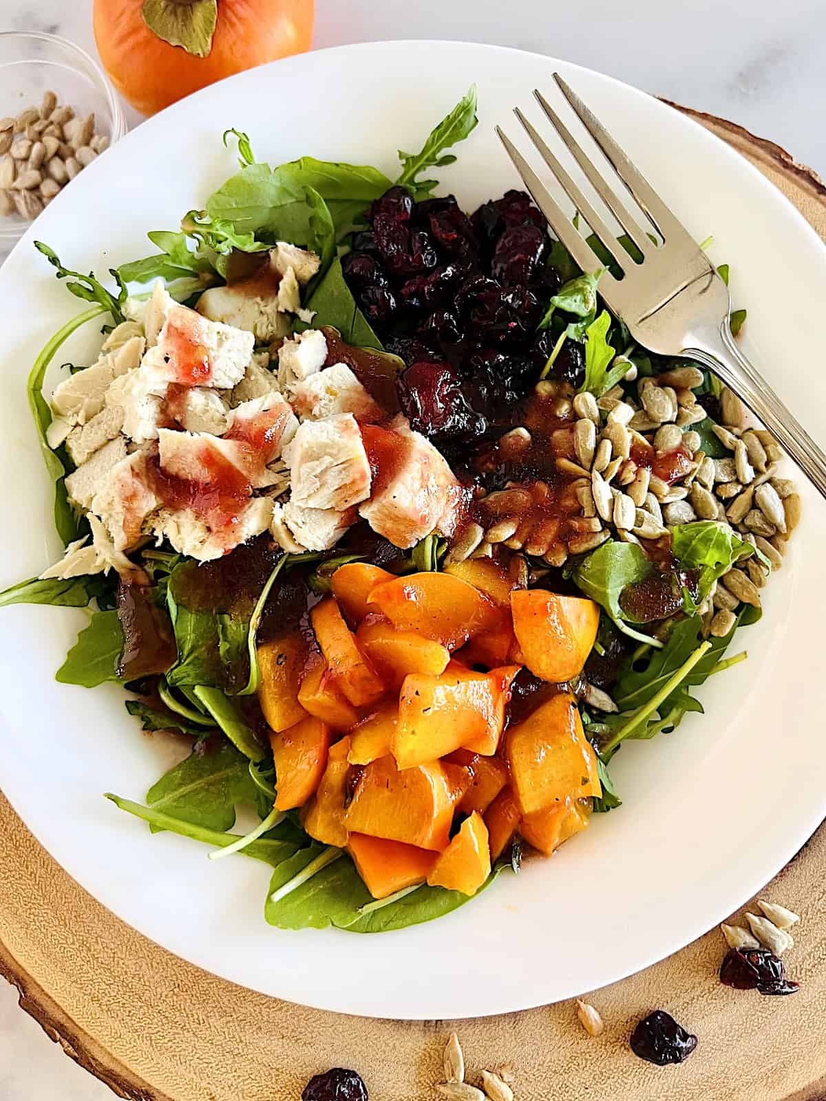 Winter Green Salad with Turkey - The Short Order Cook